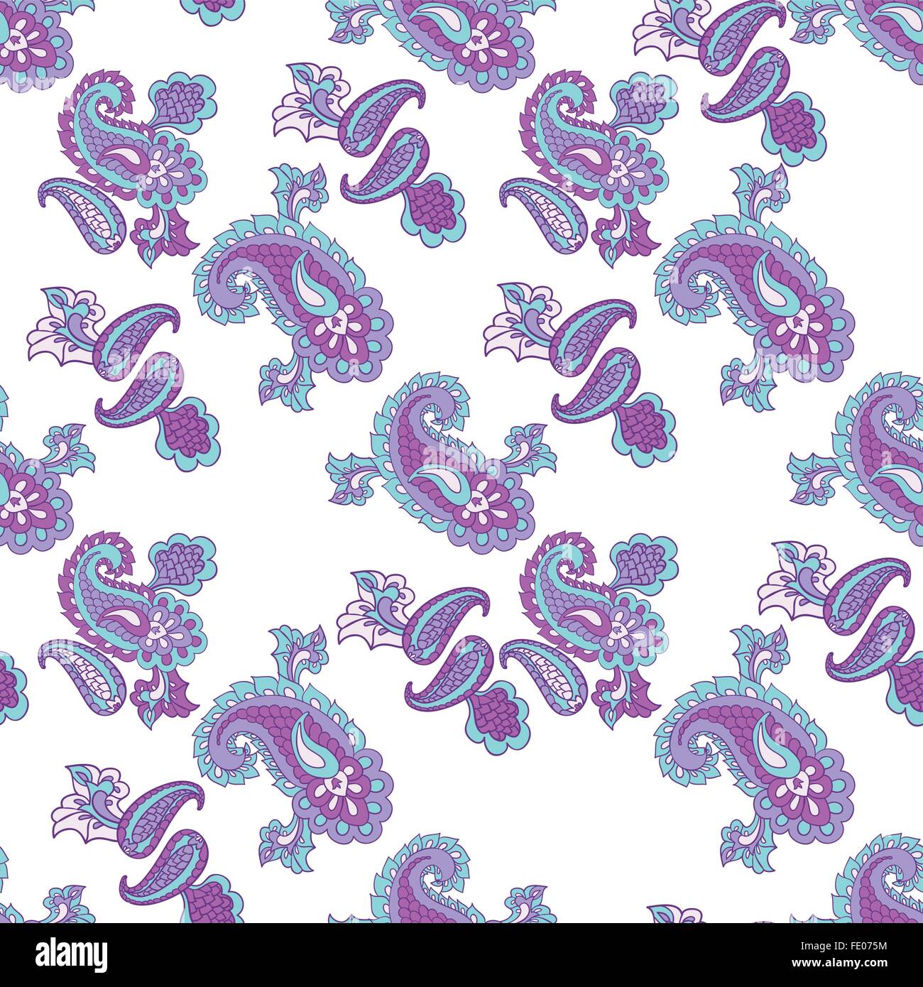 Seamless paisley pattern Stock Vector Image & Art - Alamy