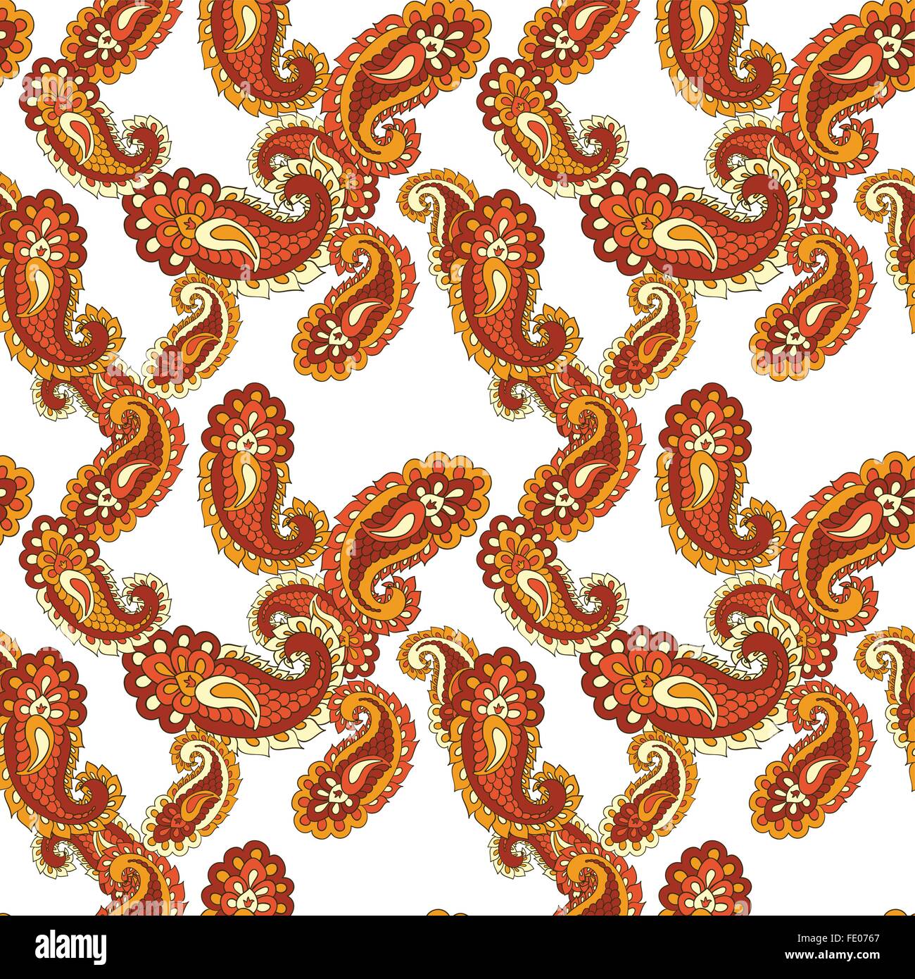 Seamless paisley pattern Stock Vector Image & Art - Alamy