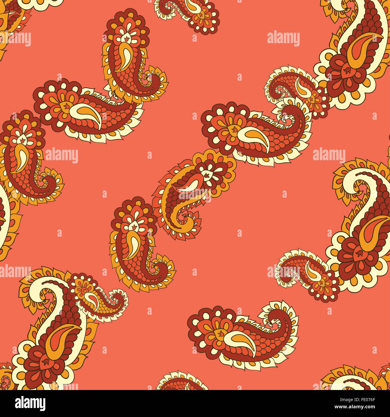 Seamless paisley pattern Stock Vector Image & Art - Alamy
