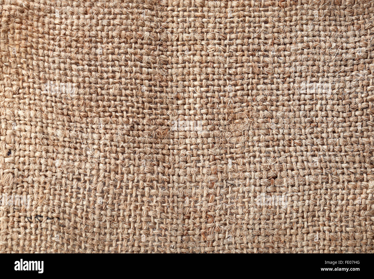 Closeup of brown linen burlap textile Stock Photo - Alamy