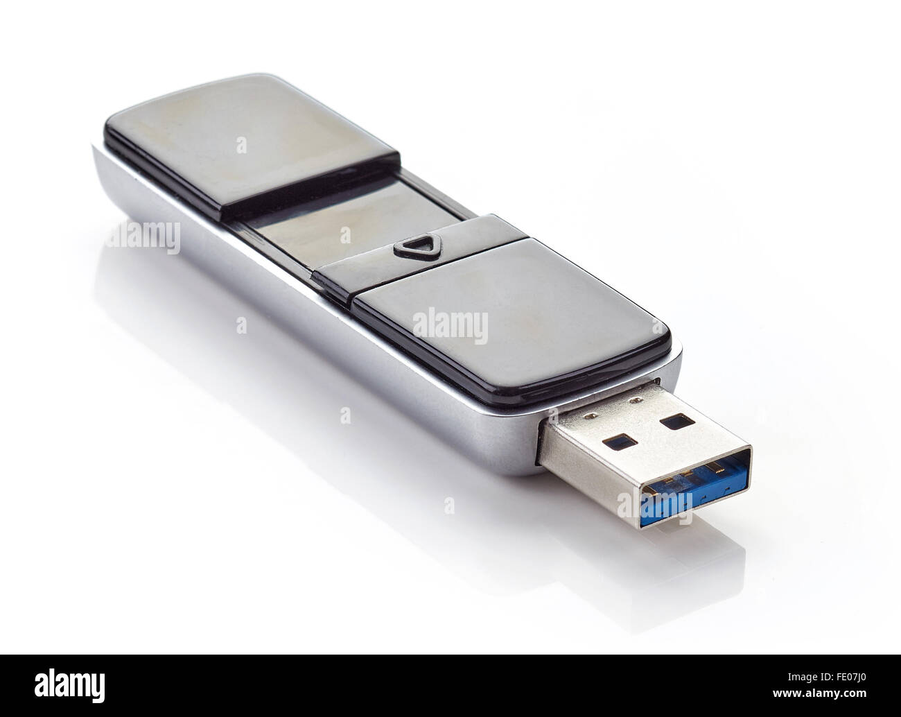 Flash memory isolated on white background Stock Photo - Alamy