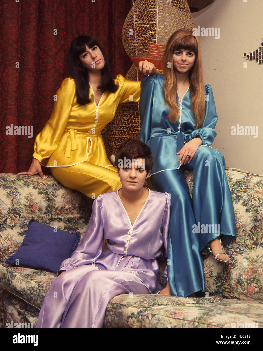 REPARATA AND THE DELRONS US vocal trio in July 1968. From left ...