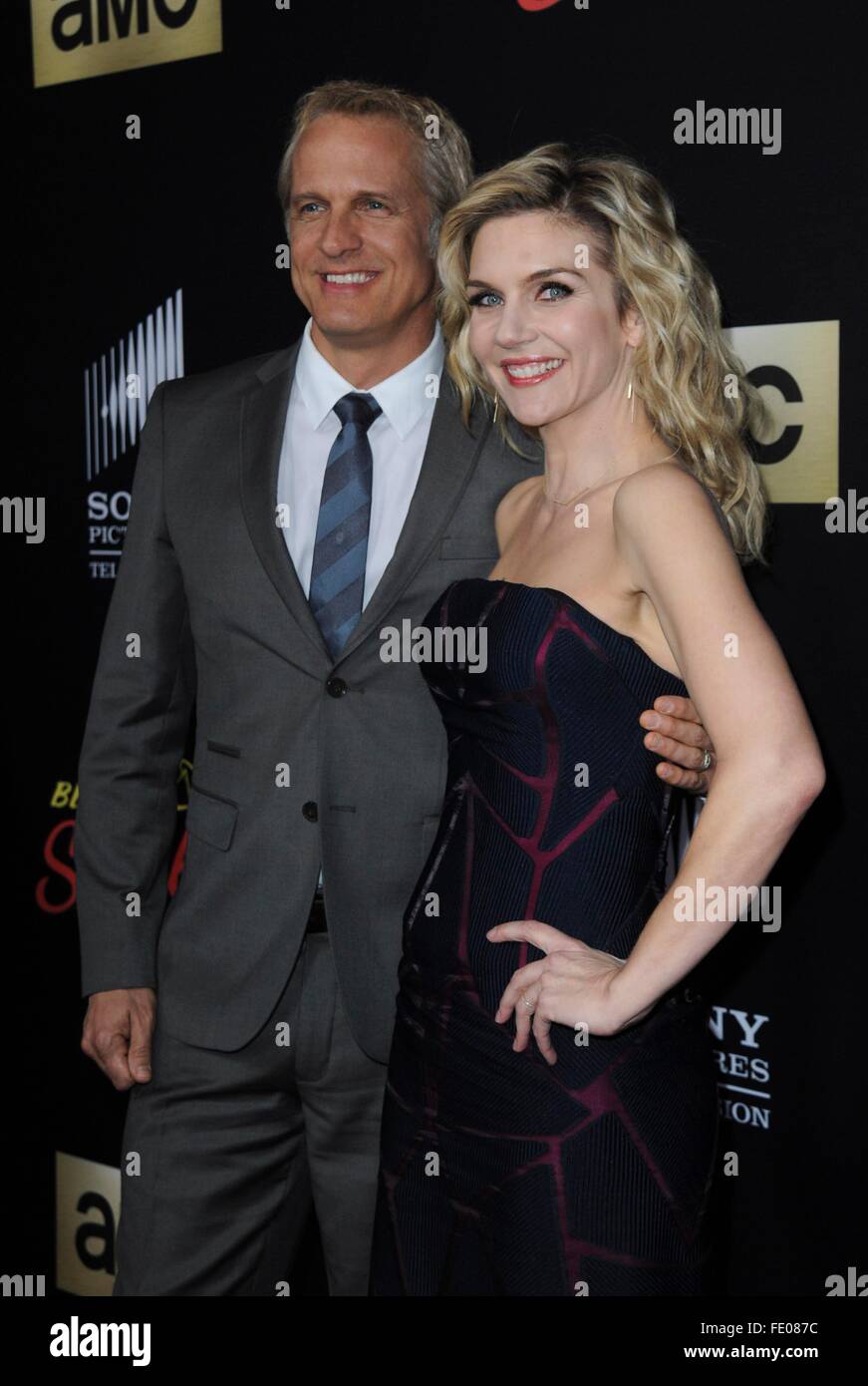 Los Angeles, CA, USA. 2nd Feb, 2016. Patrick Fabian, Rhea Seehorn at ...