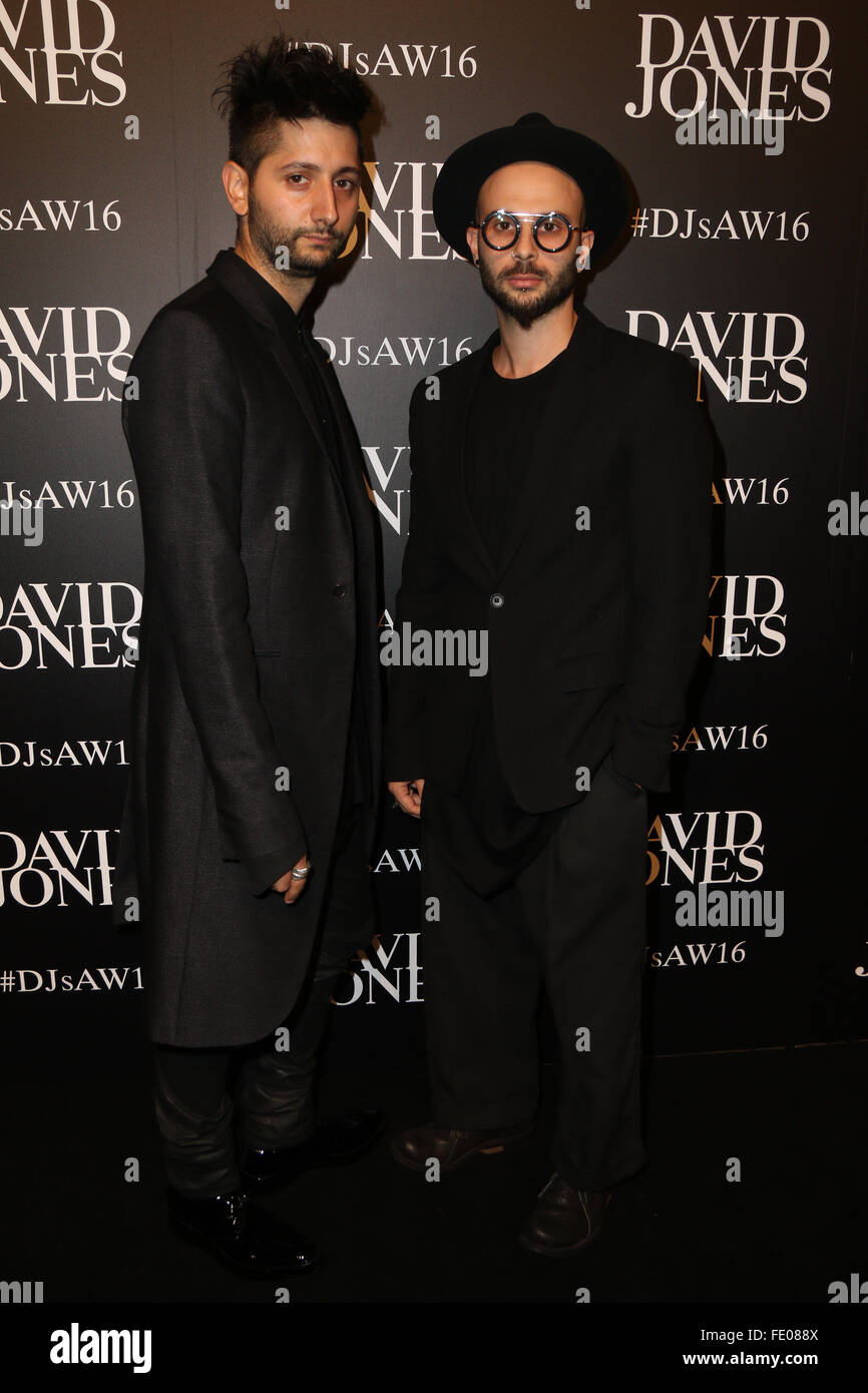 Sydney, Australia. 3 February 2016. Designers Carlucci and Strateas ...