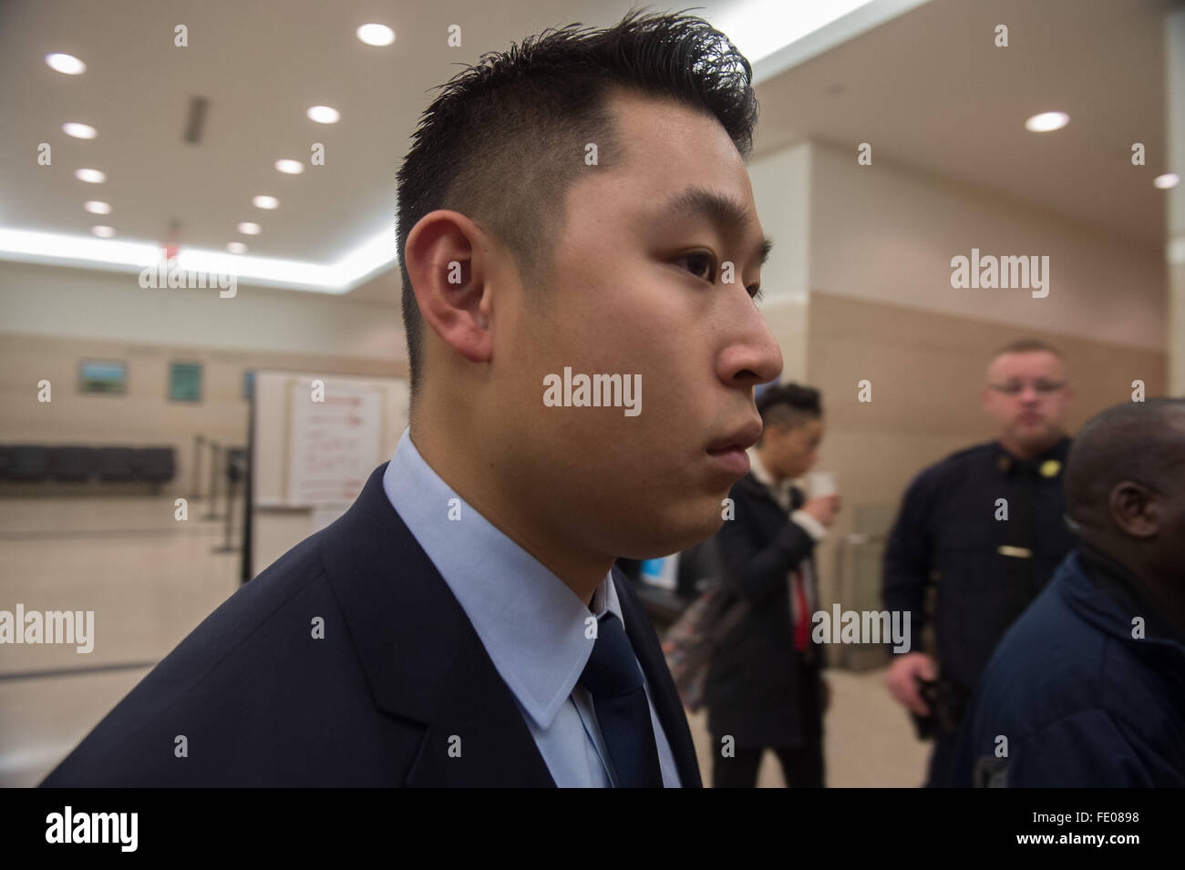New York, NY, USA. 2nd Feb, 2016. New York City police officer PETER ...