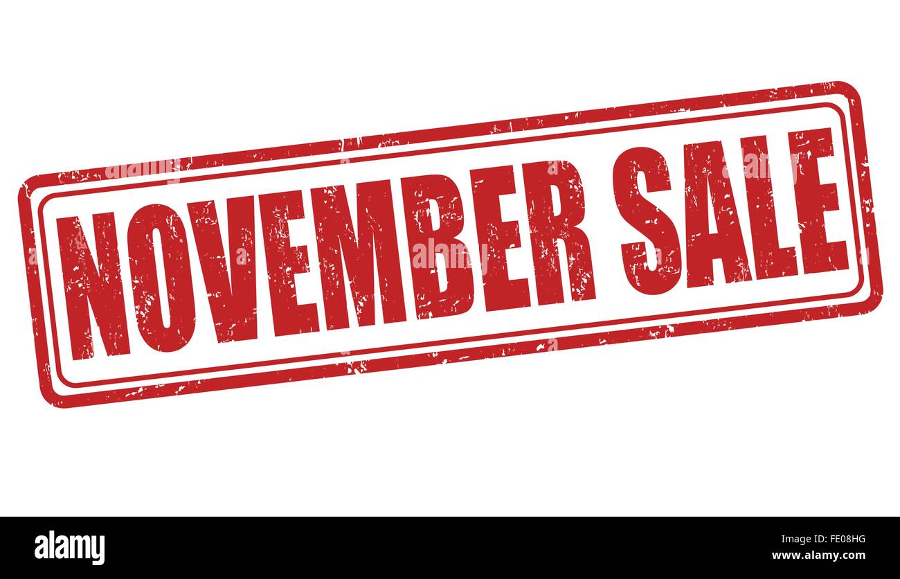 November sale grunge rubber stamp Stock Vector Image & Art - Alamy
