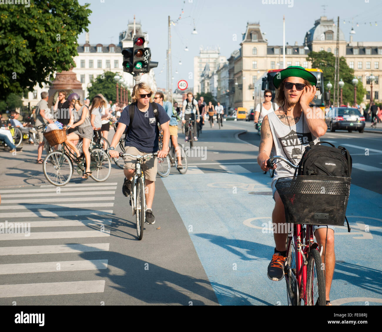 Danmark cycling hi-res stock photography and images - Alamy