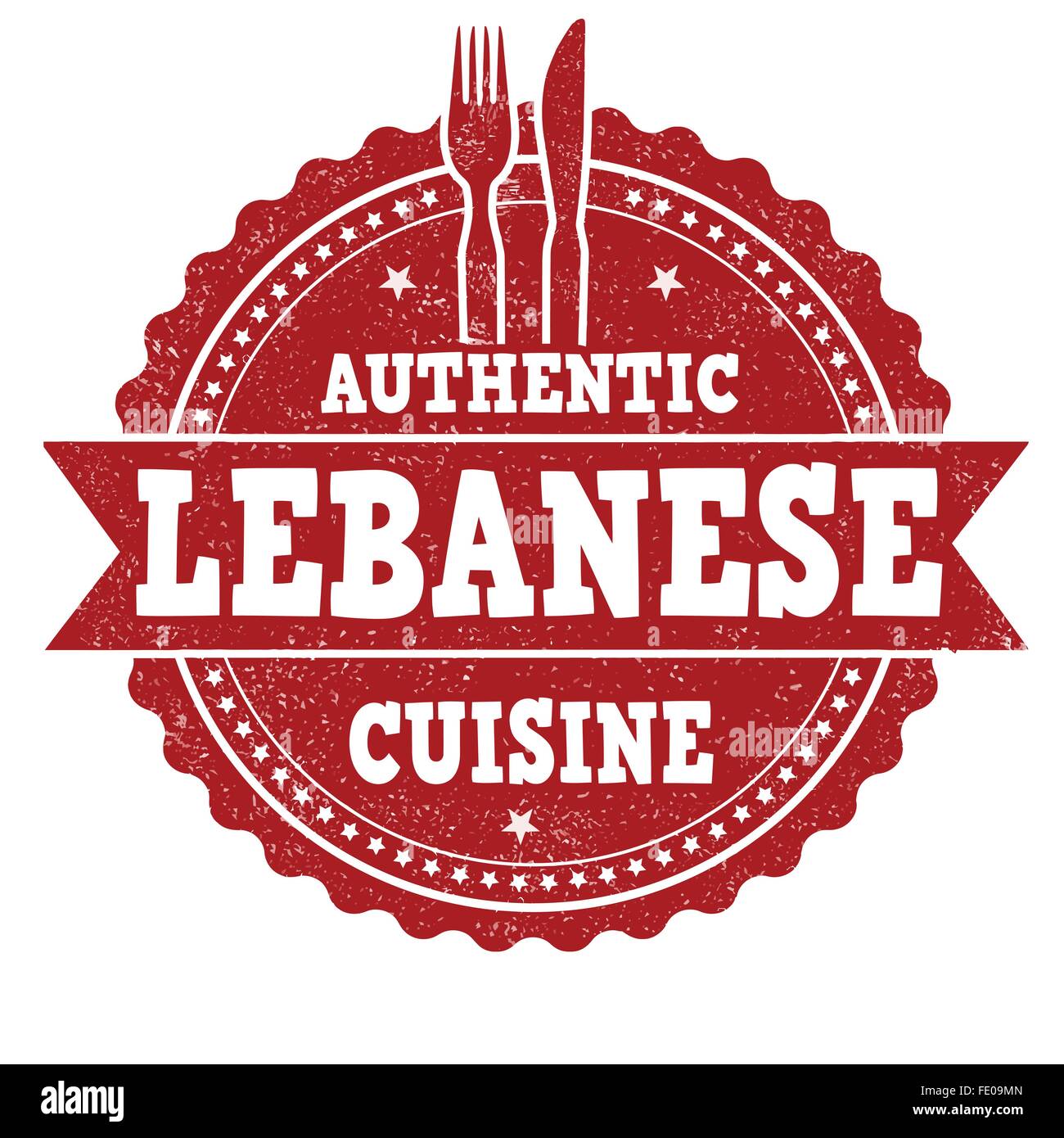 Lebanon cuisine Stock Vector Images - Alamy
