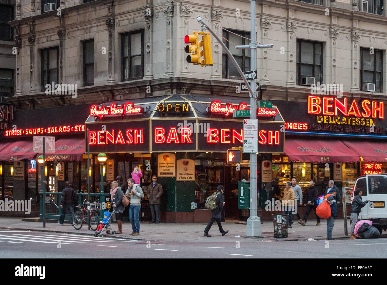 Benashi Delicatessen, New York City Stock Photo - Alamy