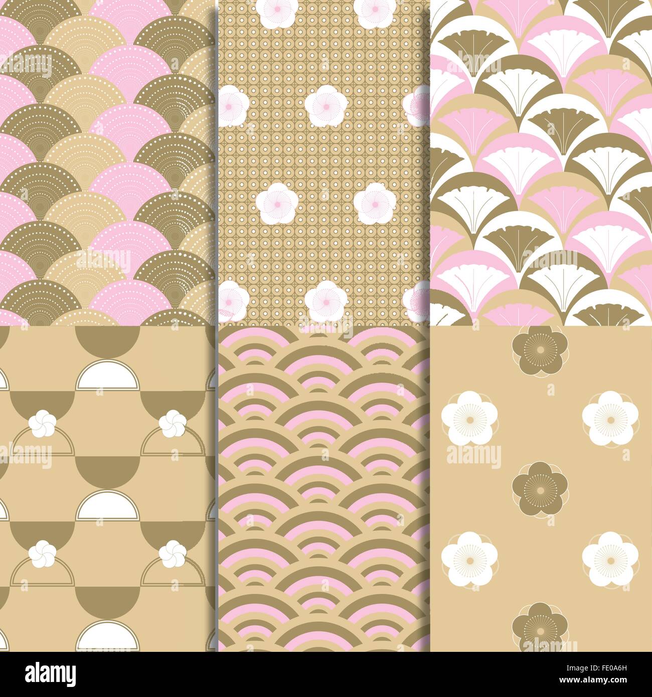 Japanese pattern print floral hi-res stock photography and images - Alamy