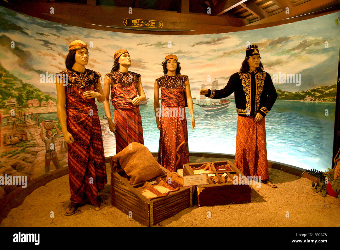 Malaysia Malacca (Also spelt Melaka) Displays inside the Malacca ...