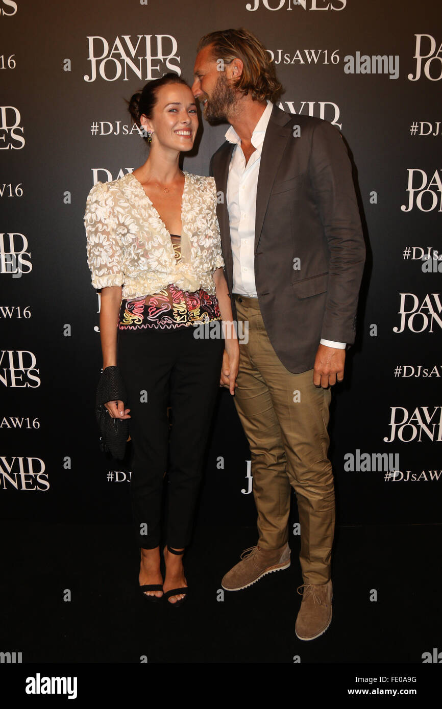 Sydney, Australia. 3 February 2016. Justin Hemmes and Kate Fowler ...