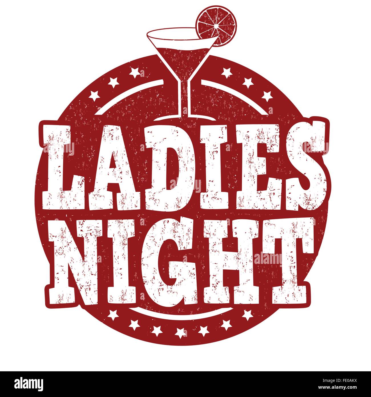 Ladies night illustration hi-res stock photography and images - Alamy