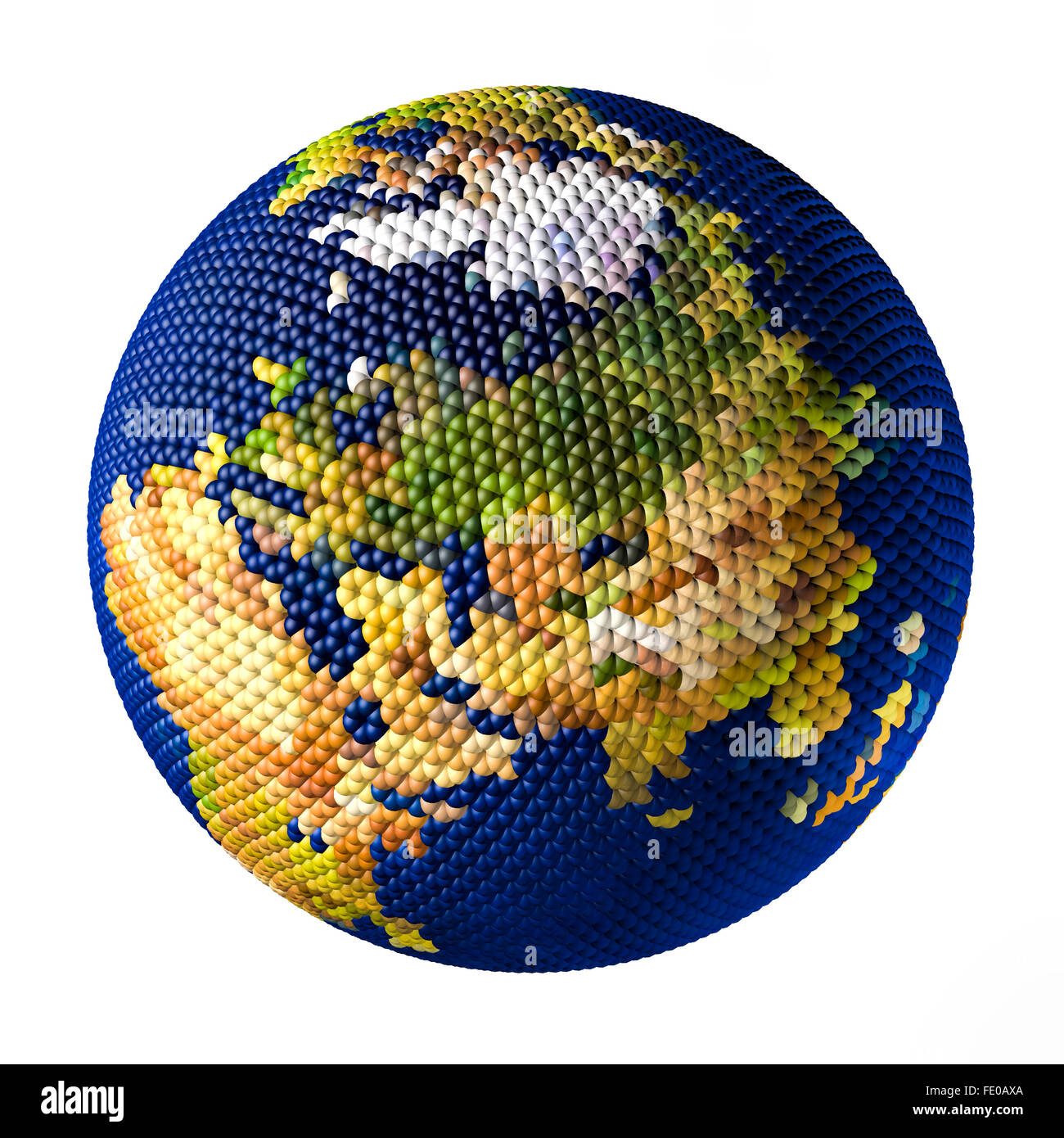 Earth toy consisting of small balls Russia Stock Photo - Alamy