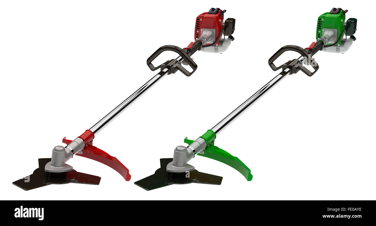 Two garden trimmer Stock Photo - Alamy