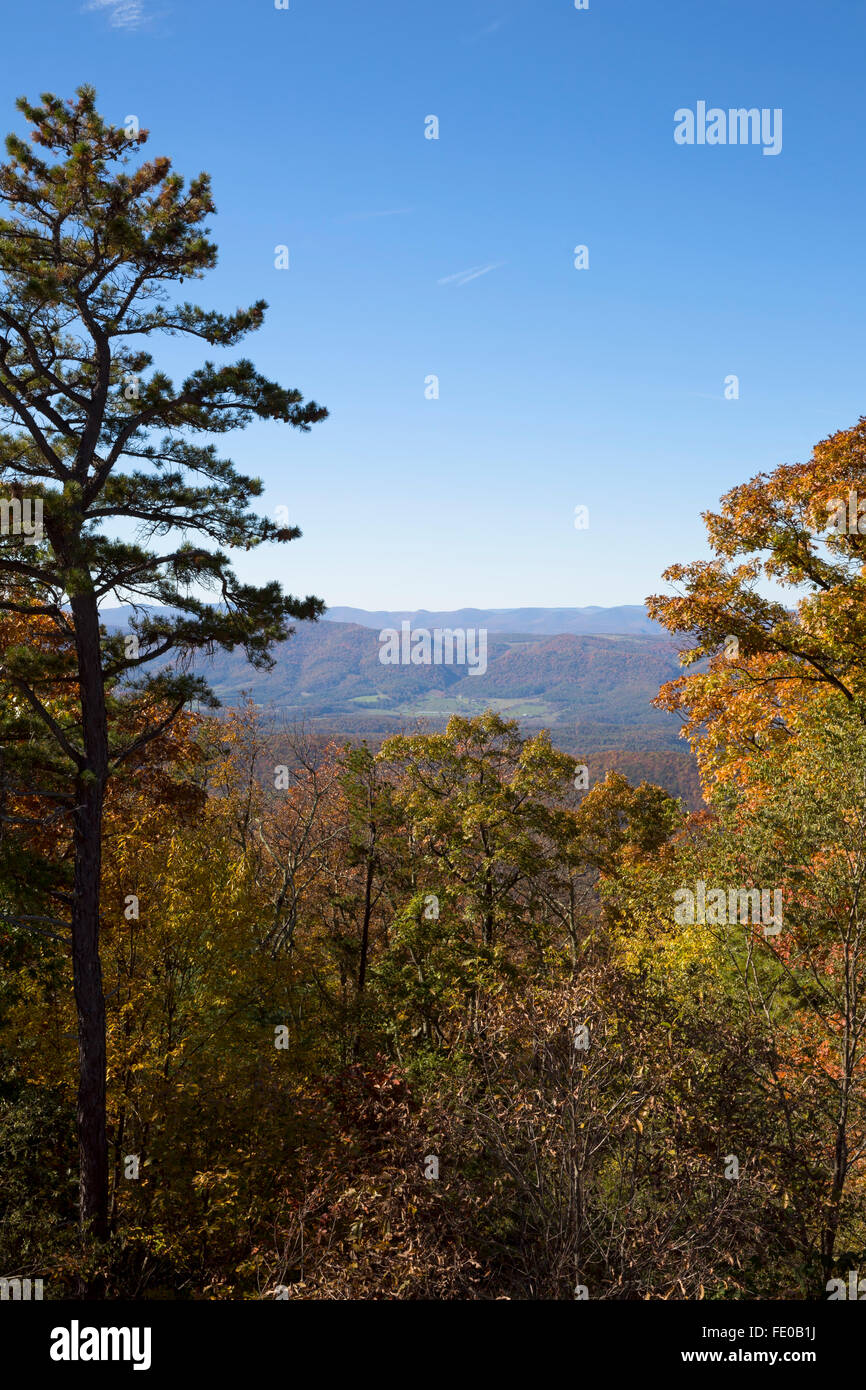 High Knob Trail, Shenandoah Mountain, Virginia. View of West Virginia ...