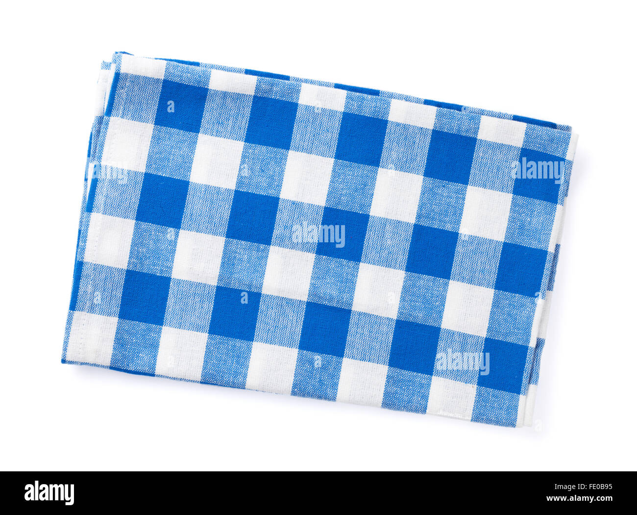 Kitchen towel. Isolated on white background Stock Photo - Alamy
