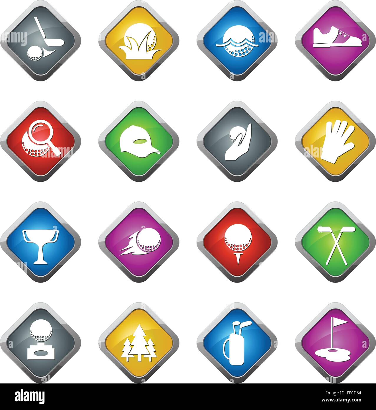 Golf sport green Cut Out Stock Images & Pictures - Alamy