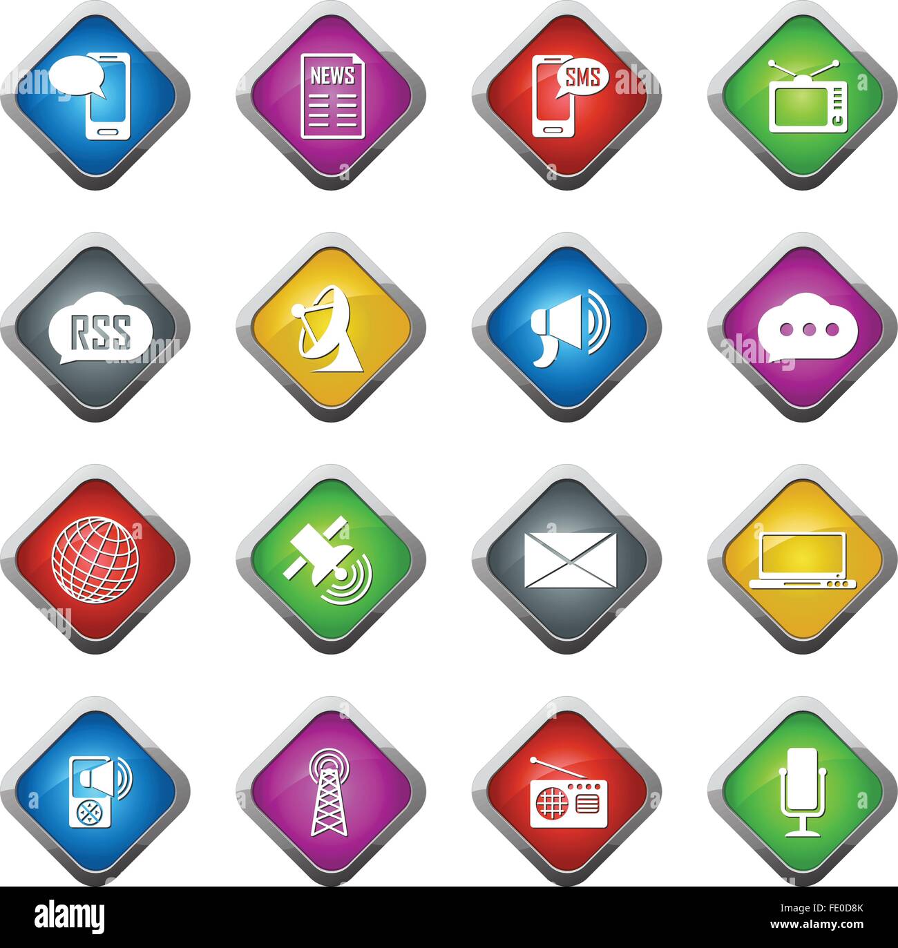 Vector social media broken Stock Vector Images - Alamy