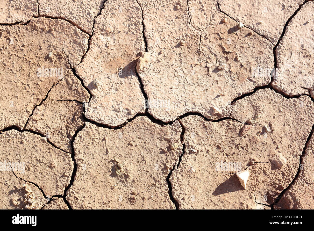 Cracked clay soil Stock Photo - Alamy