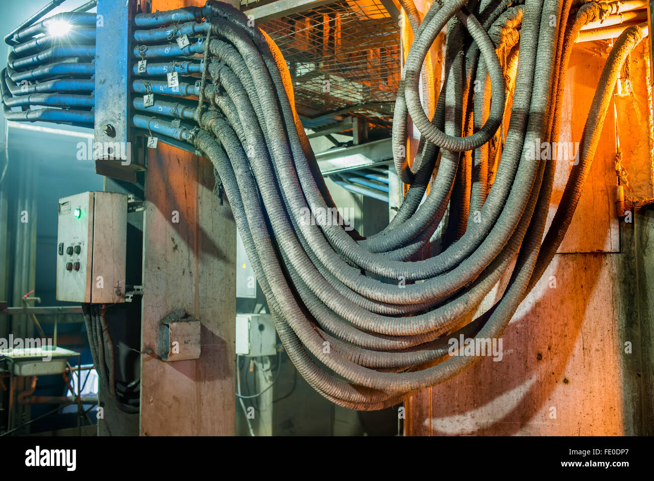 Old heavy factory Stock Photo - Alamy