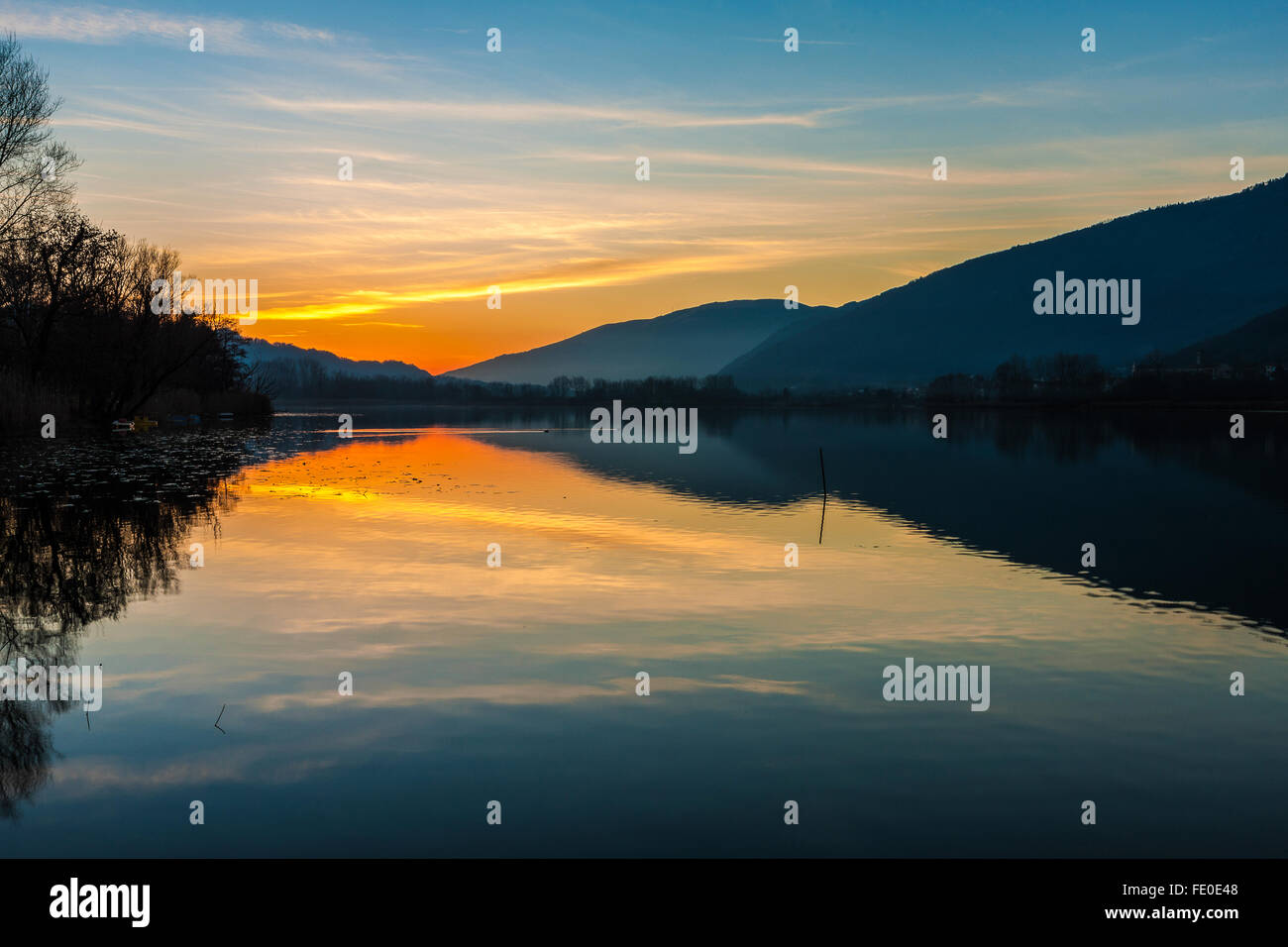 Italy veneto lakes revine lake hi-res stock photography and images - Alamy