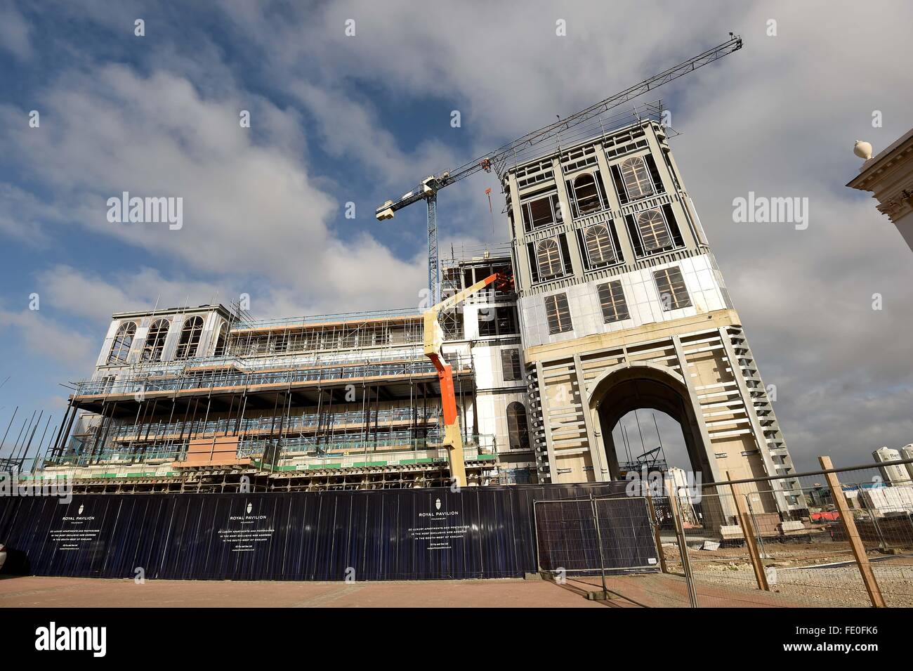 Royal Pavilion, Construction work on Queen Mother Square at the ...