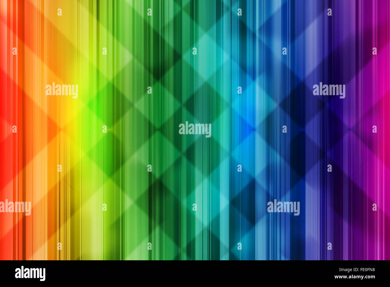 Rainbow background. Bright colorful design with intersect pattern light ...