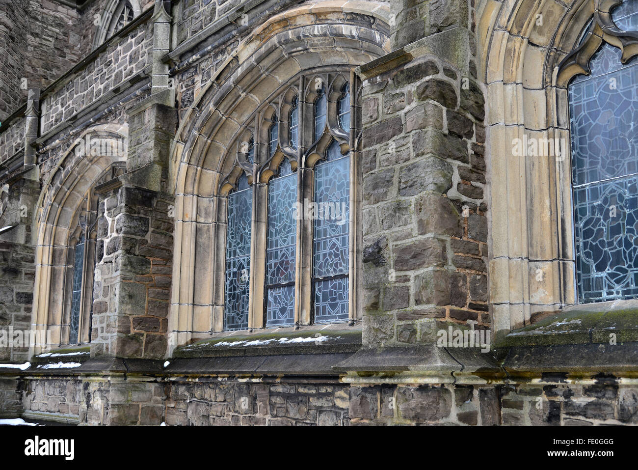Gothic church windows Stock Photo - Alamy