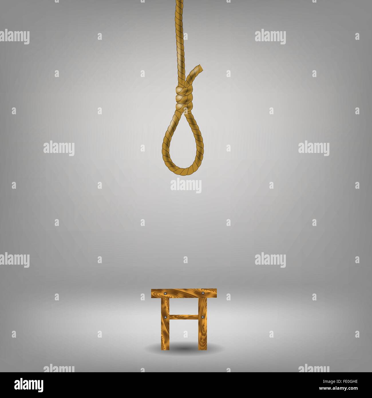 Vertical Rope Loop Stock Vector Image & Art - Alamy