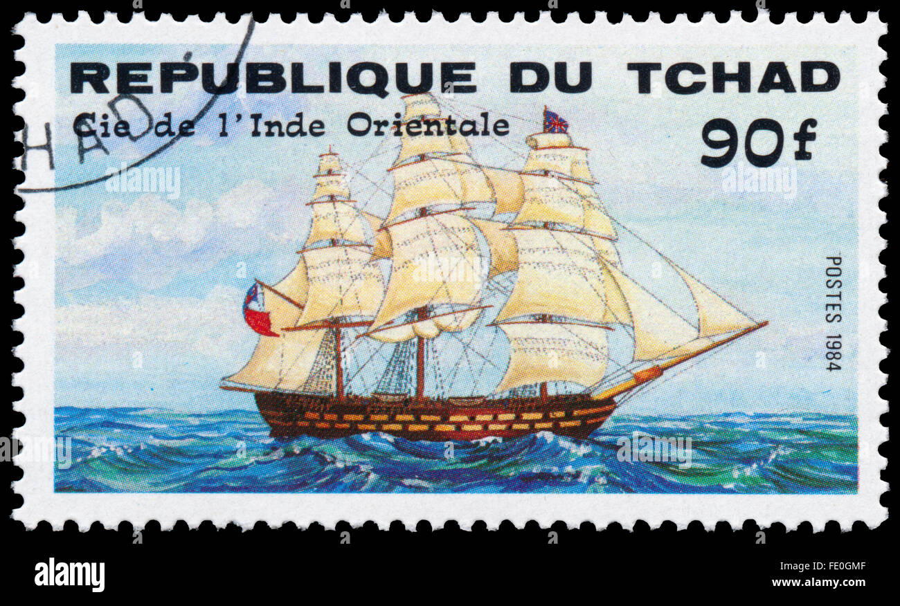 Chad postage stamp hi-res stock photography and images - Alamy