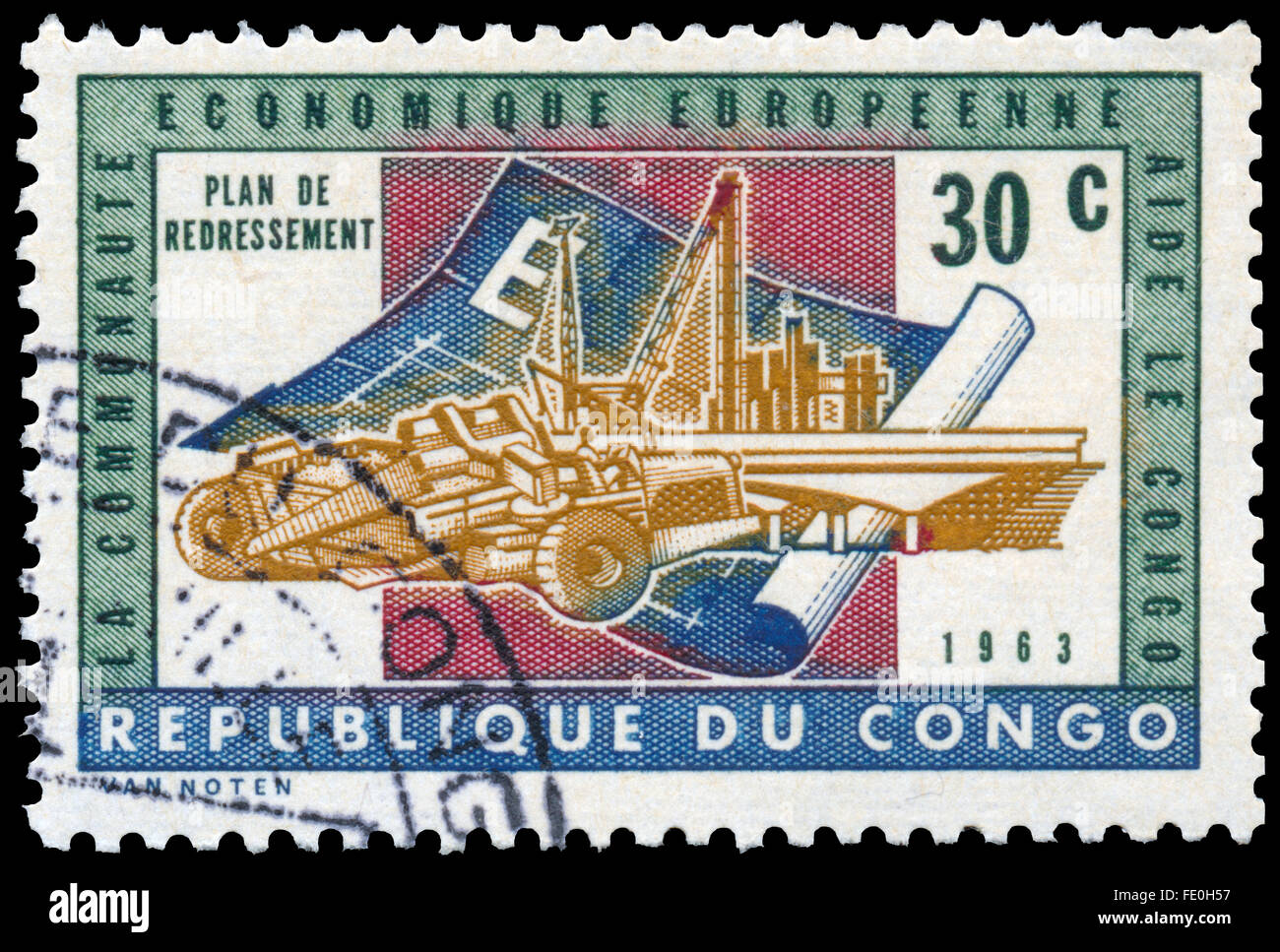 Postage stamp congo hi-res stock photography and images - Alamy