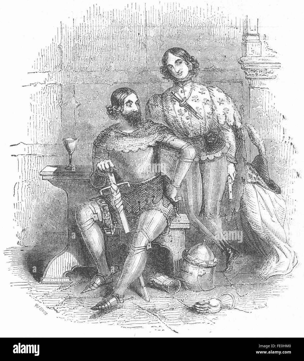 Squire knight hi-res stock photography and images - Alamy