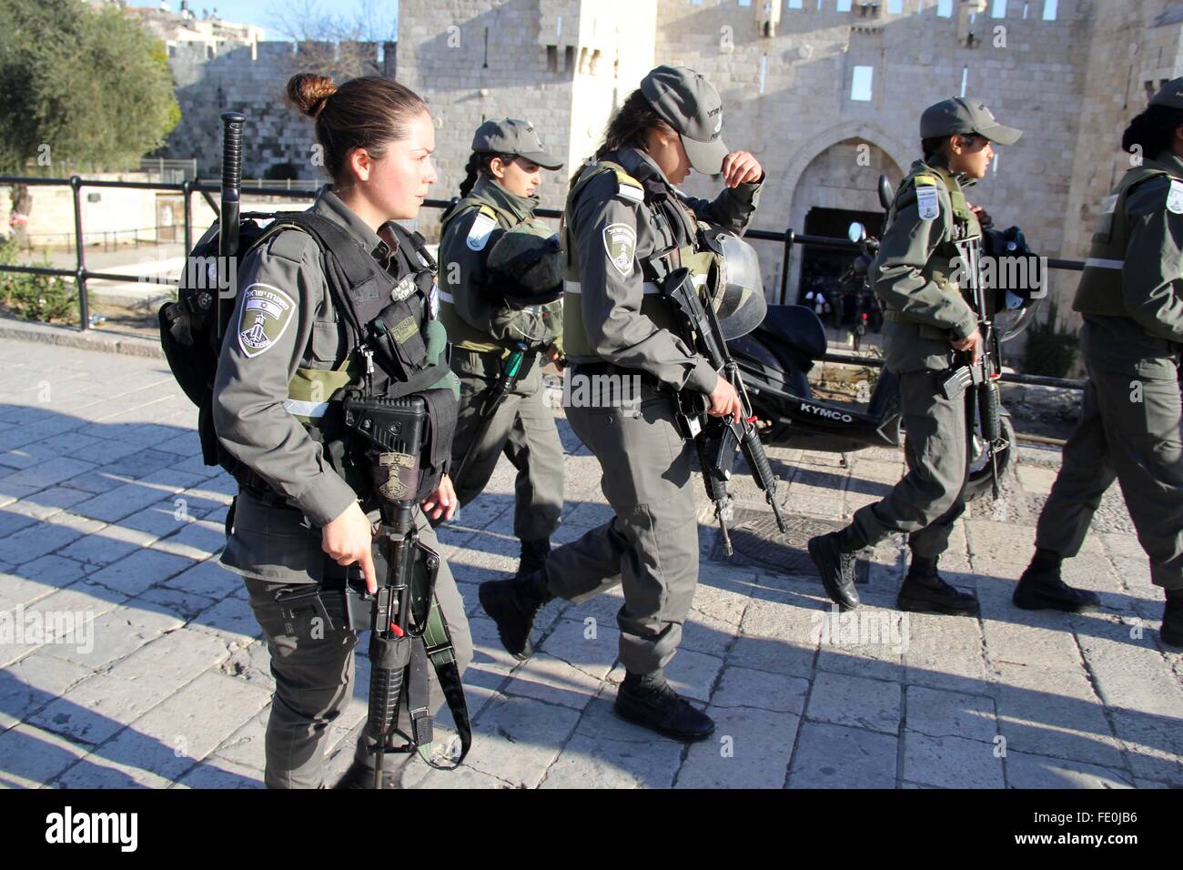 Israeli border police on patrol hi-res stock photography and images - Alamy