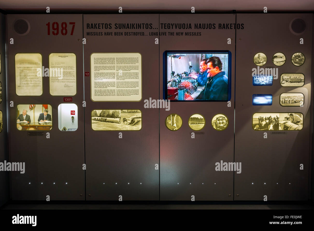 Information panels at the defunct Soviet Nuclear Missile base, now Cold ...