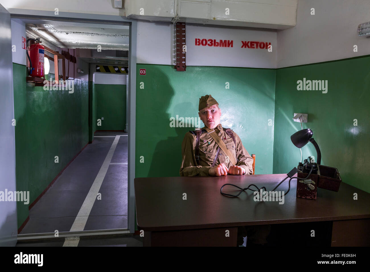 Interior of the defunct Soviet Nuclear Missile base, now Cold War ...