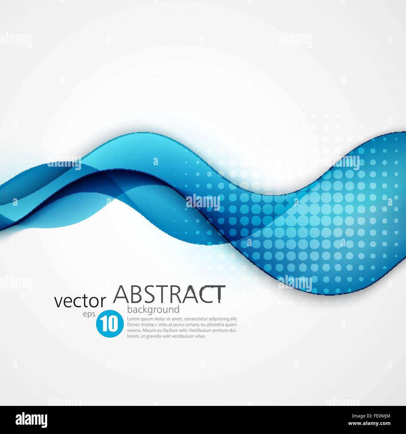 Abstract smooth wave motion illustration Stock Vector Image & Art - Alamy