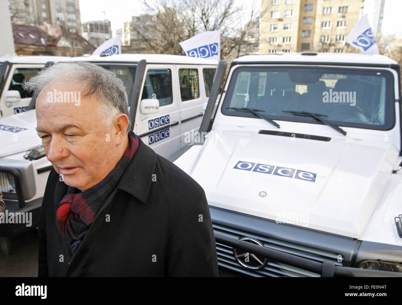Kiev, Ukraine. 3rd Feb, 2016. The Chief Monitor of the OSCE Special ...