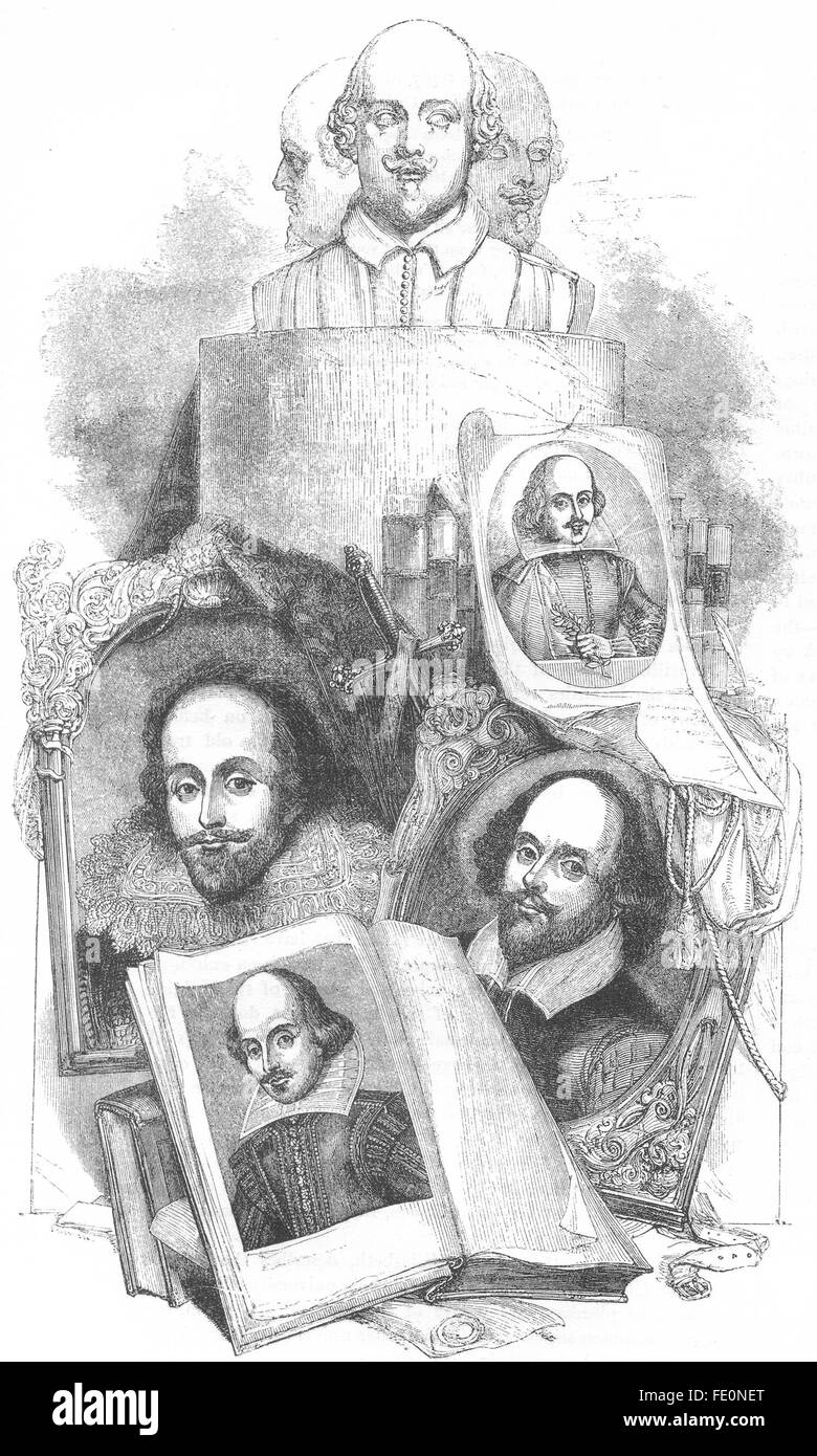 Shakespeare Portraits High Resolution Stock Photography and Images - Alamy