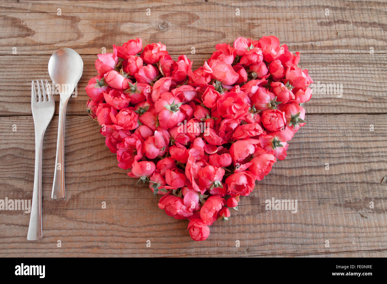 Eating in love Stock Photo - Alamy