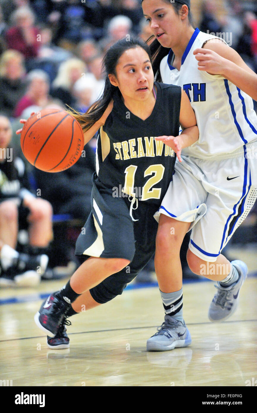 High school player puts hi-res stock photography and images - Alamy