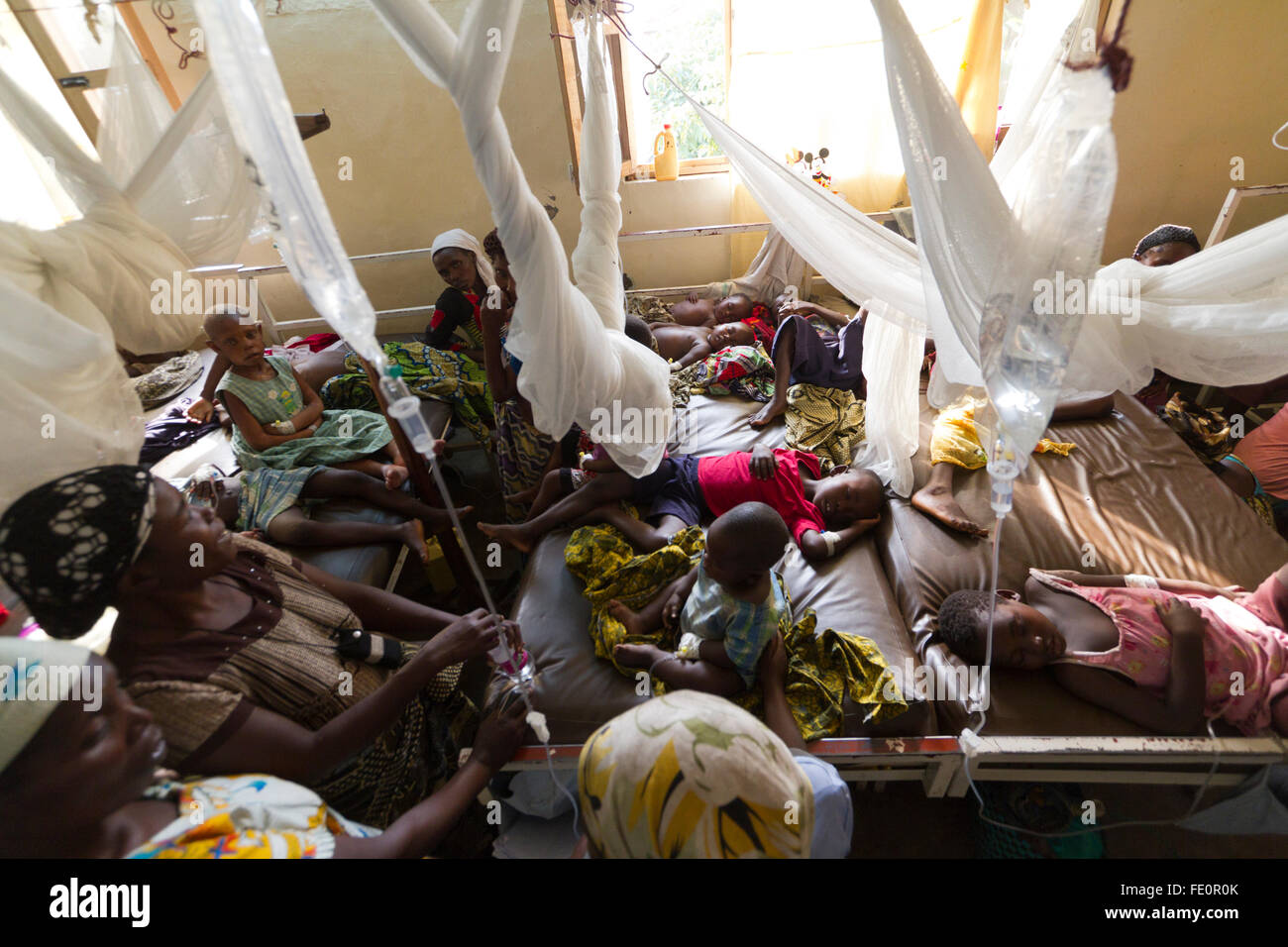 Pediatric care in the MSF hospital ,Rutshuru,North Kiwu ,DRC,Democratic ...