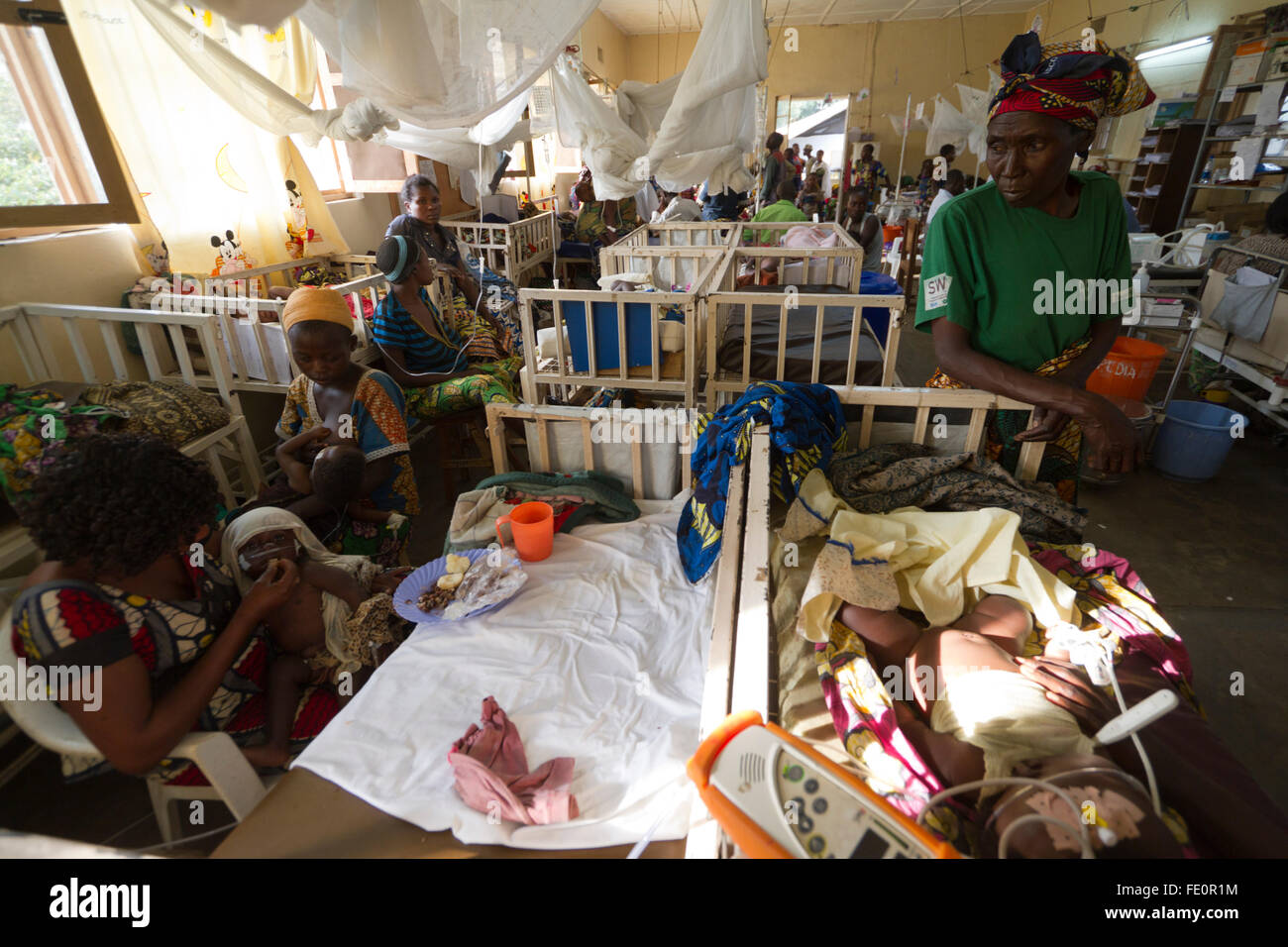 Pediatric care in the MSF hospital ,Rutshuru,North Kiwu ,DRC,Democratic ...