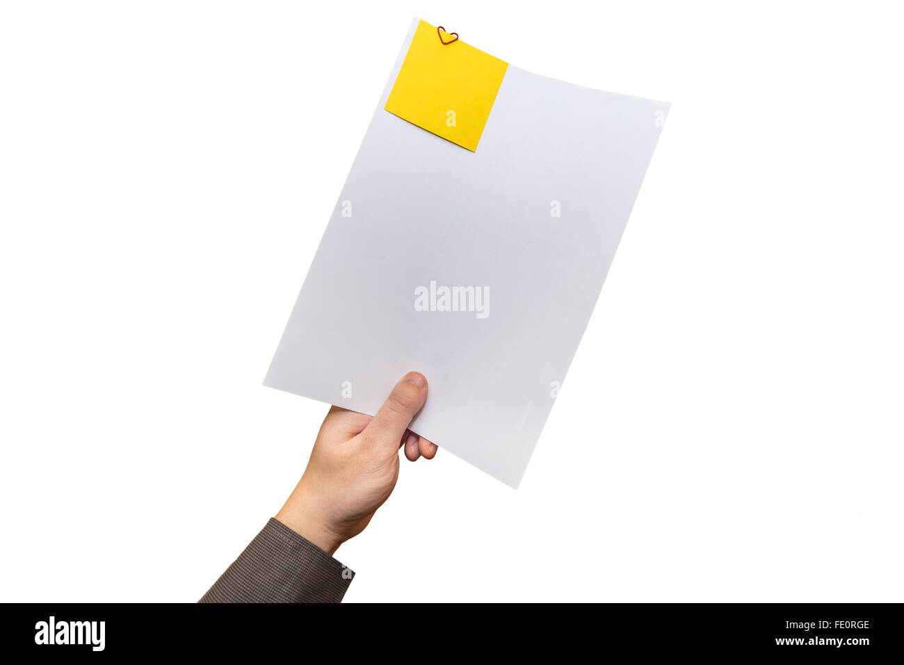 Man shaped paper clip hi-res stock photography and images - Alamy