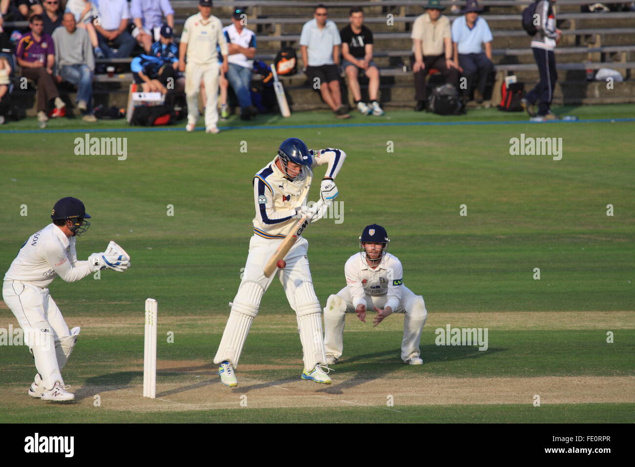 Yorkshire v Durham, cricket County Championship at Scarborough Stock ...