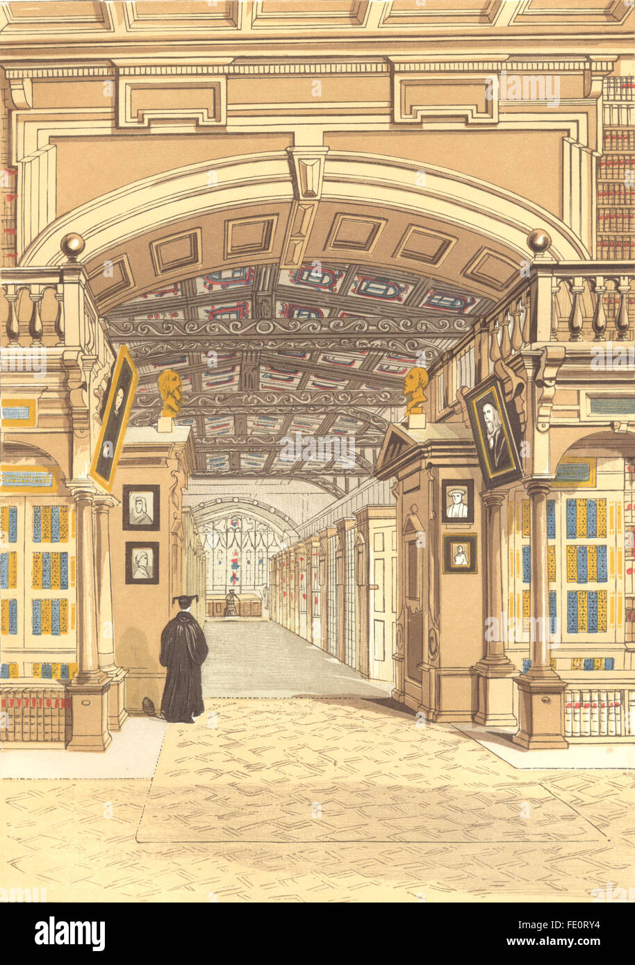 Vintage oxford library hi-res stock photography and images - Alamy