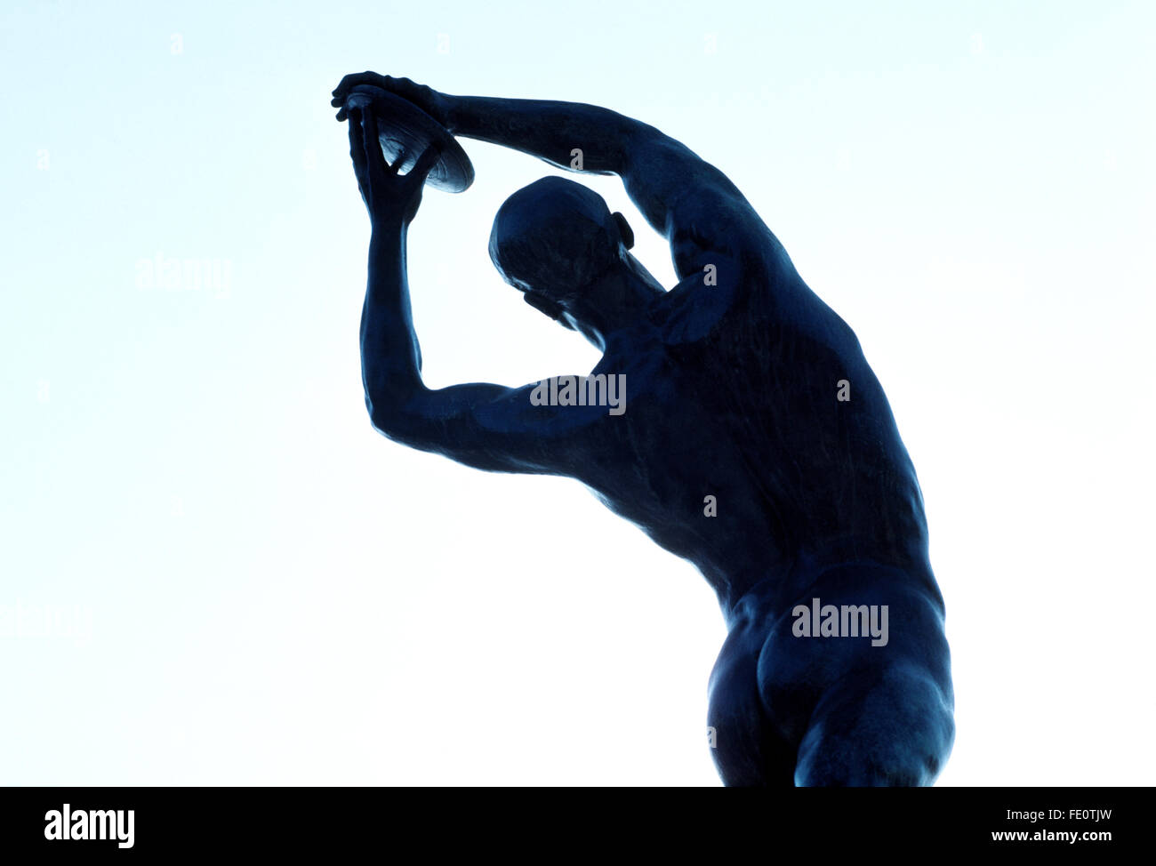 Olympic Discus Statue, Athens, Greece, Europe Stock Photo - Alamy