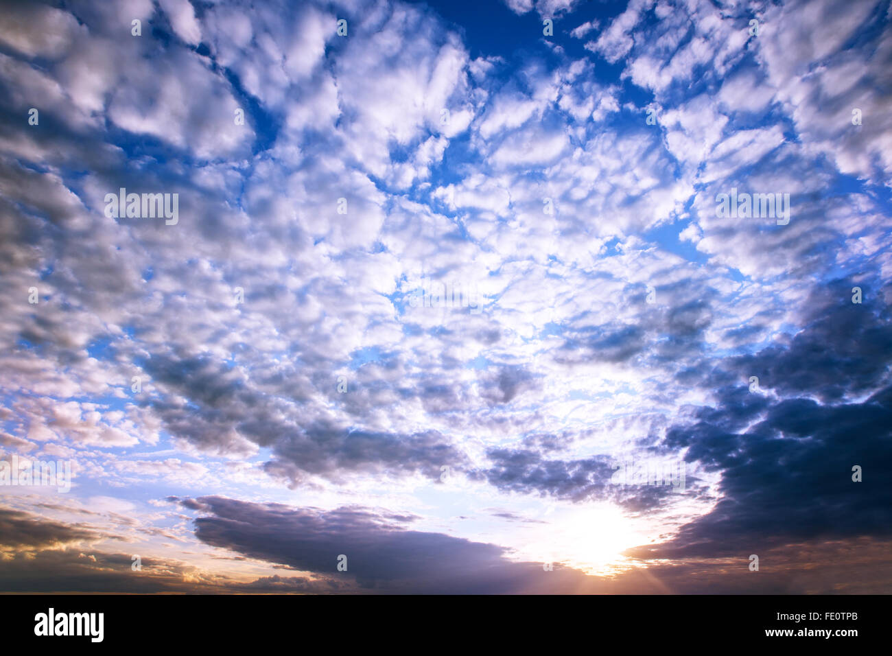 sky clouds nature landscape background Stock Photo - Alamy