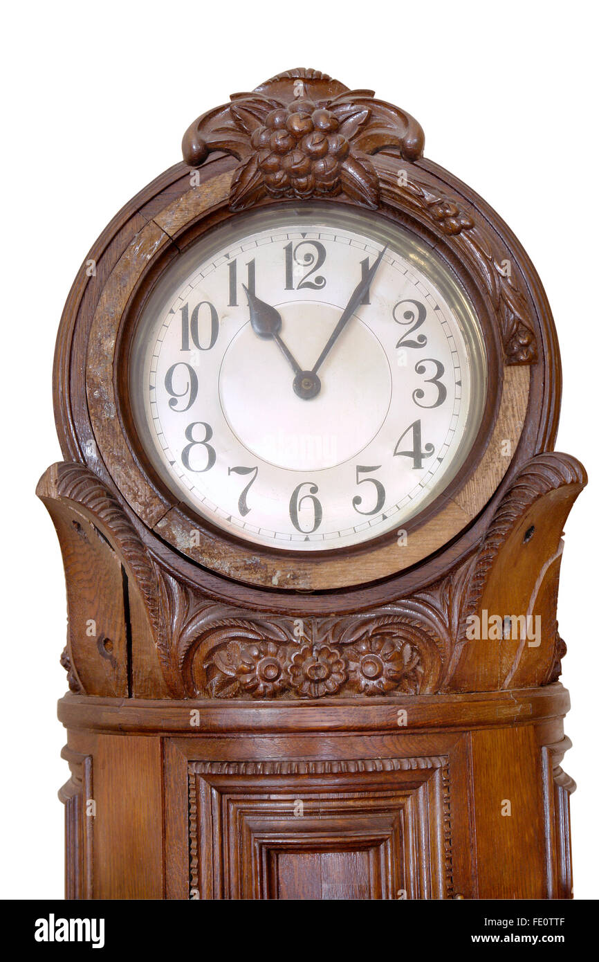 Grandfather clock face hands hi-res stock photography and images - Alamy
