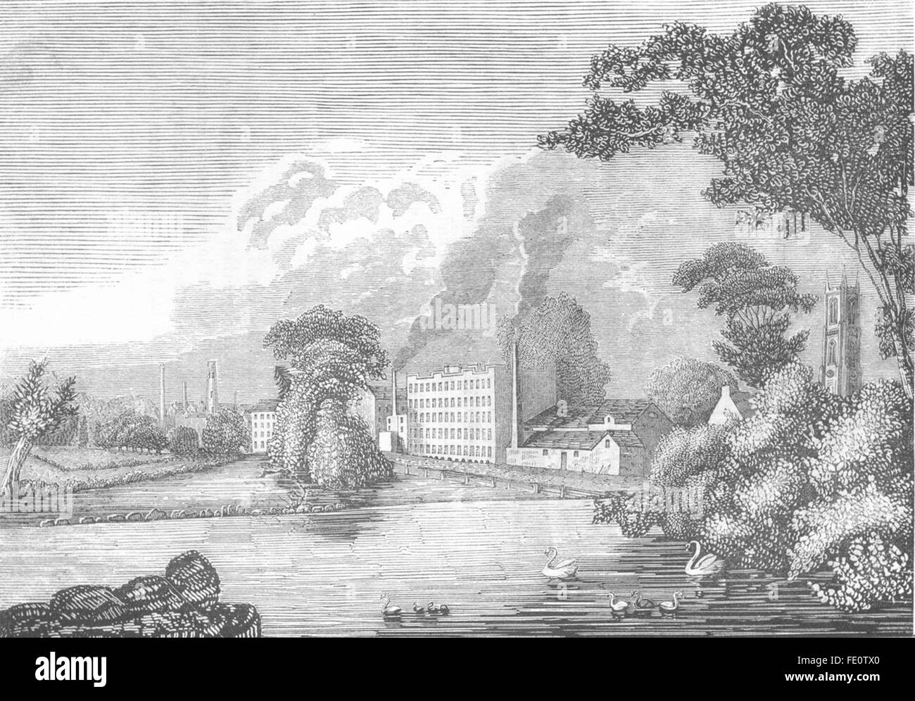 Lombes silk mill hi-res stock photography and images - Alamy